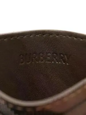 Burberry Vintage Check Leather Card Case