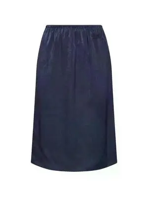 MAISON MARGIELA Embroidered-logo Twisted Skirt