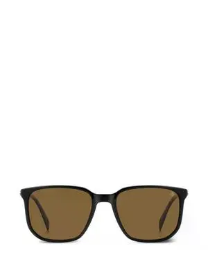 DB EYEWEAR BY DAVID BECKHAM Clip-on Square-frame Glasses - Black
