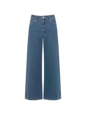 EMME Disco Wide-leg Denim Jeans