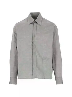 MAISON MARGIELA Zip-up Cotton Jacket - Grey
