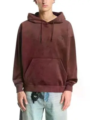 Y3 Velvet Corduroy Hoodie - Brown