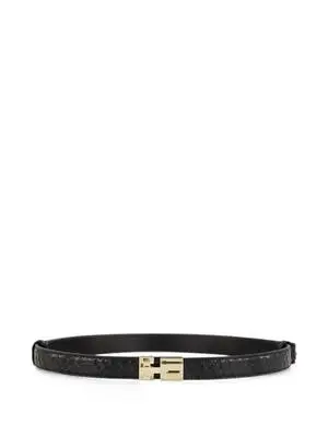 TOM FORD Braided-effect T-clasp Belt - Black
