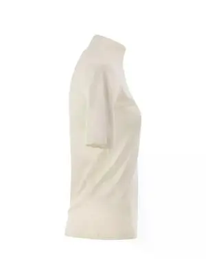 Brunello Cucinelli High-neck Elbow-length Cashmere Sweater
