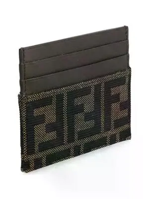 Fendi Ff Jacquard Card Holder