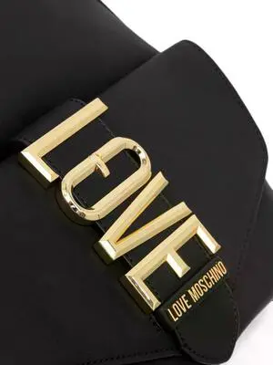 Moschino Logo-plaque Buckle Backpack