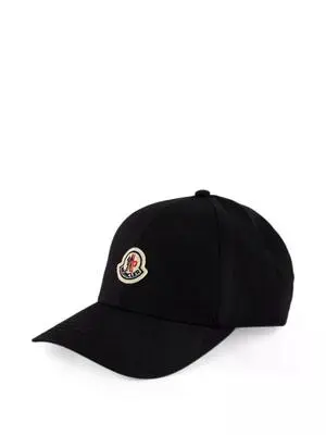 Moncler Logo-patch Baseball Cap - Black