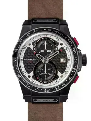 HYDROGEN Otto 44mm Chronograph Tachymeter Watch - Black