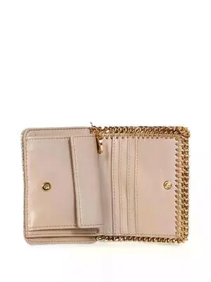 Stella McCartney Falabella Shaggy Deer Wallet - Silver