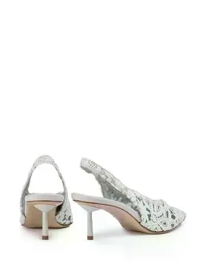 LE SILLA Clivage Lace Slingback Pumps