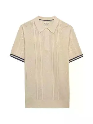 Superdry Knitted Textured Polo Shirt