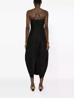 Khaite Stela Strapless Maxi Dress