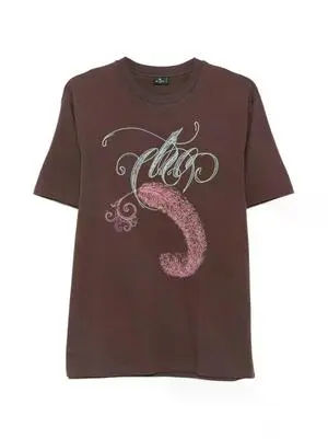 Etro Graphic-print Short-sleeve T-shirt - Brown