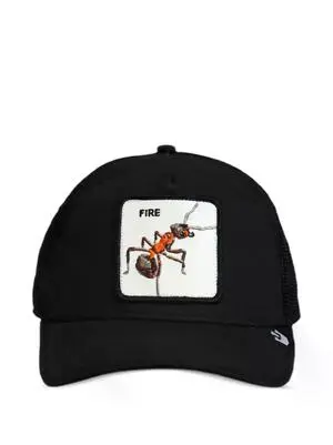 GOORIN BROS Logo-patch Mesh-panel Cap - Black