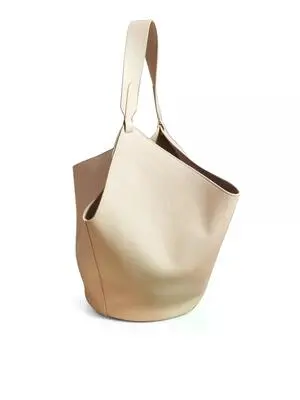 Khaite Medium Lotus Shoulder Bag - Brown