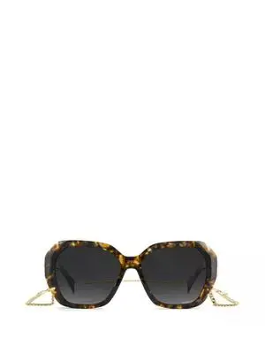 Missoni Tortoiseshell Effect Square Frame Sunglasses - Brown