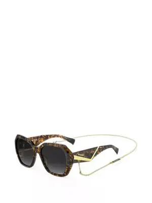 Missoni Tortoiseshell Effect Square Frame Sunglasses