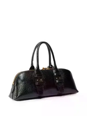 Pinko Escape Bag Horizontal Small Handbag In Tumbled Leather