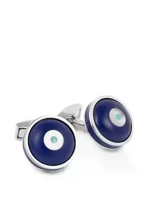 Tateossian Milos Evil Eye Cufflinks - Silver