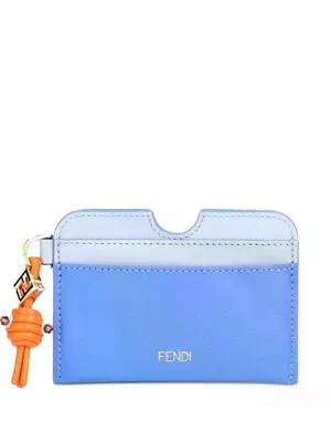 Fendi Ff Diamonds Card Case - Blue