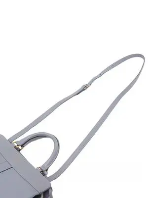 Celine 2020-2026 Small Leather Cabas De France Satchel - Blue