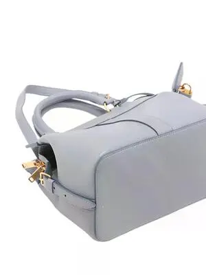 Celine 2020-2026 Small Leather Cabas De France Satchel - Blue