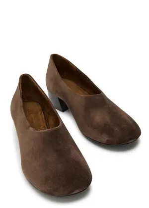 Khaite Marcy 30 Suede Pumps