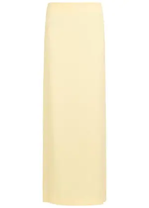 ARMARIUM Florence Stretch-satin Maxi Skirt - Yellow