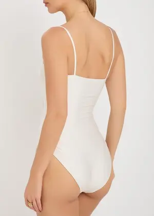 Agua Bendita Floral Embroidered Swimsuit - Multicoloured