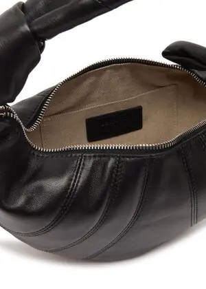 LEMAIRE Fortune Croissant Mini Leather Top Handle Bag