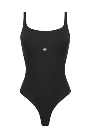 GOD SAVE QUEENS Second Skin Square-neck Bodysuit