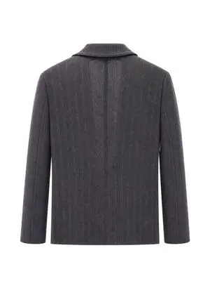 TOMBOLINI Pinstripe-pattern Notched-lapel Jacket