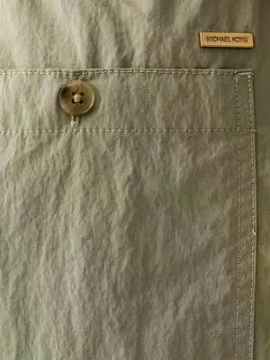 Michael Kors Drawstring-waistband Straight-leg Trousers