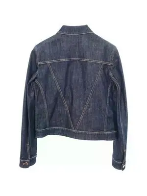 LOUIS VUITTON 2010s Monogram-pocket Denim Jacket