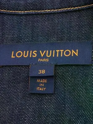 LOUIS VUITTON 2010s Monogram-pocket Denim Jacket