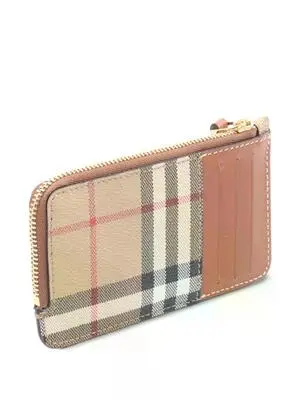 Burberry 2020s Check-pattern Card Holder - Neutrals
