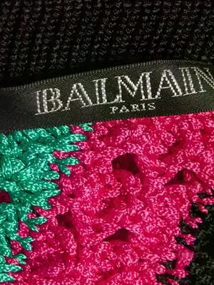 Balmain Halter-neck Cropped Top