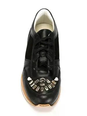 LANVIN Embellished Panelled Sneakers