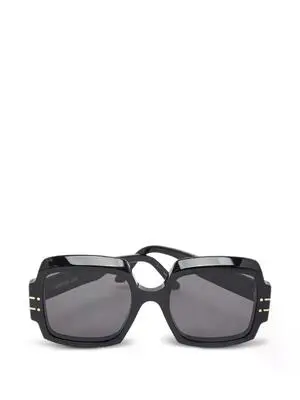 Dior Signature S1u Square Sunglasses - Black