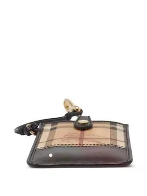 Burberry Haymarket Check-canvas Phone Pouch