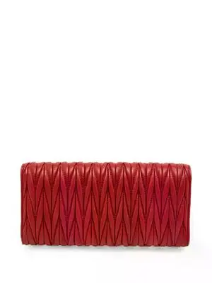 Miu Miu Matelassé Leather Wallet