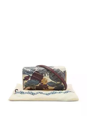 Tory Burch Kira Chevron Wonderland Vine Wallet - Neutrals
