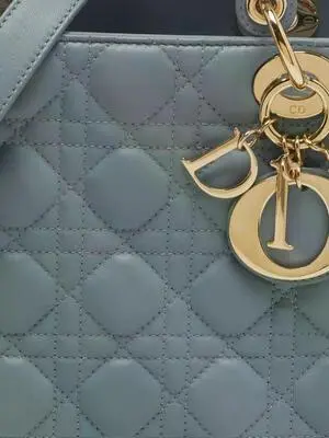 Dior 2018 Medium Lady Cannage Tote Bag