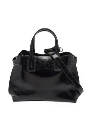 Burberry Small Banner Tote Bag - Black