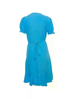 Diane Von Furstenberg Ruffled Wrap Mini Dress