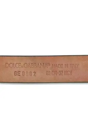 Dolce & Gabbana Logo Belt