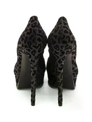 Casadei Leopard-print Pumps - Black