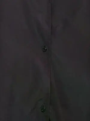 Dior Asymmetric Embroidered Logo Poplin Shirt