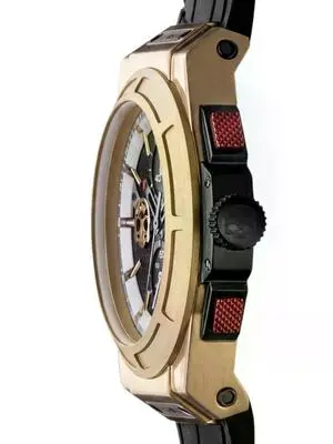 HYDROGEN Otto Skull Chronograph 44mm Watch - Black