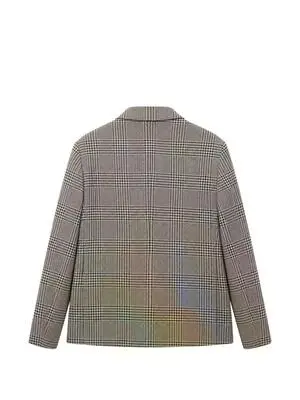 TOMBOLINI Prince Of Wales Check Double-breasted Blazer
